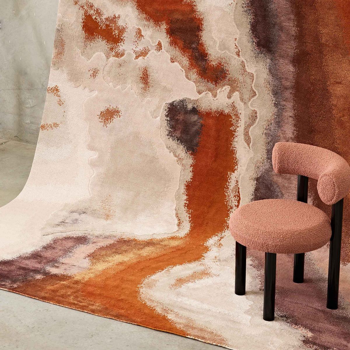 Gradient | Carnelian - Tappeti Fine Handcrafted Rugs + Carpets