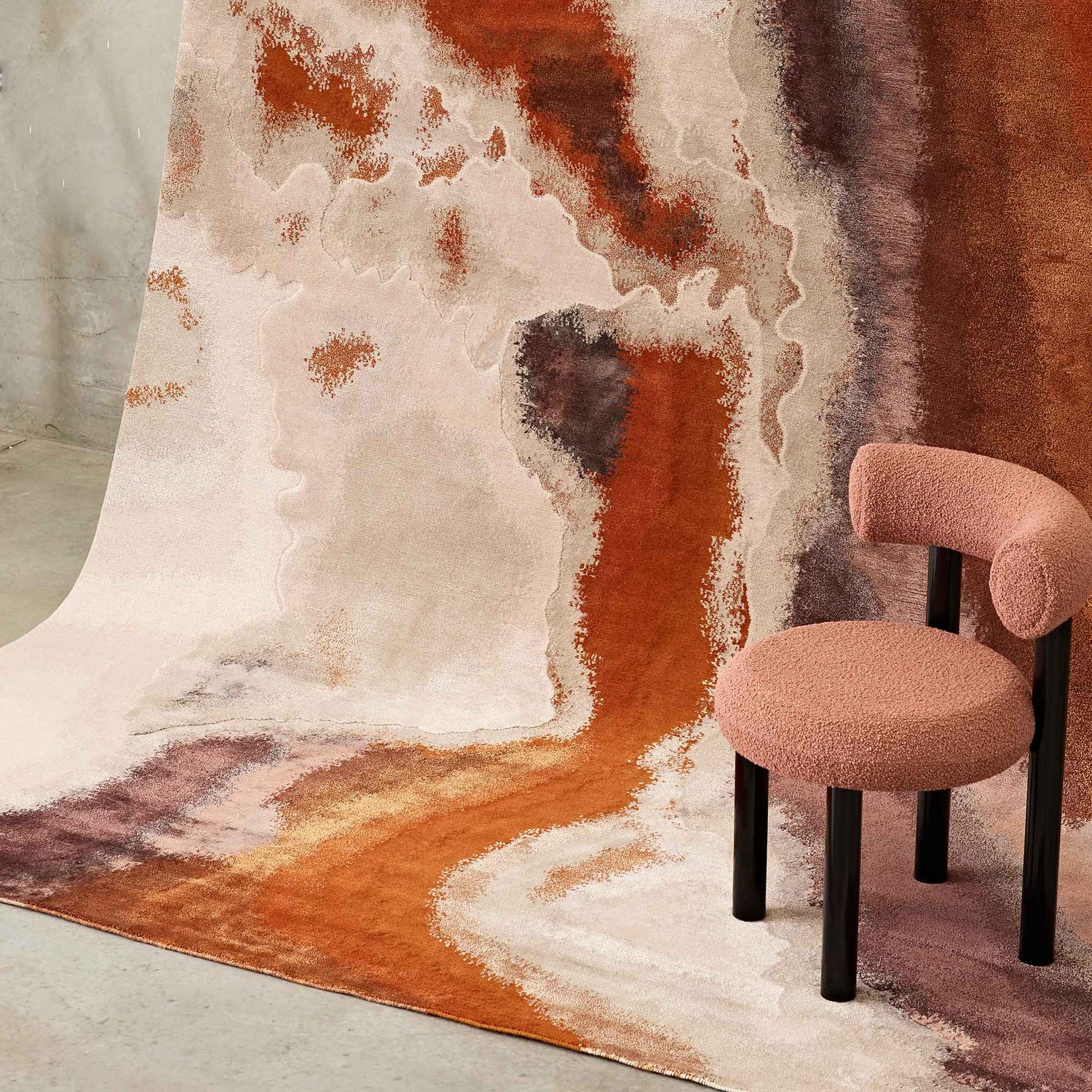 Gradient | Carnelian - Tappeti Fine Handcrafted Rugs + Carpets