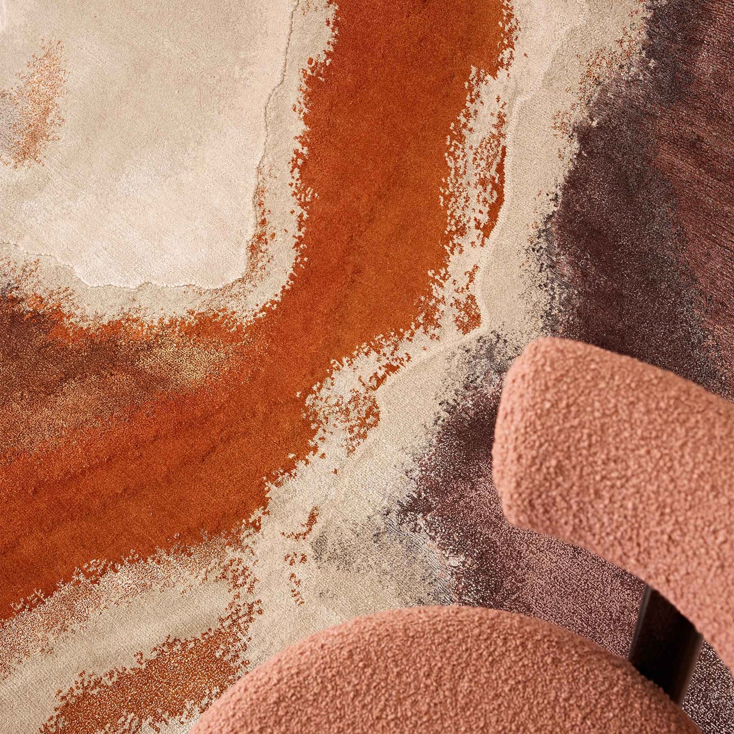 Gradient | Carnelian - Tappeti Fine Handcrafted Rugs + Carpets