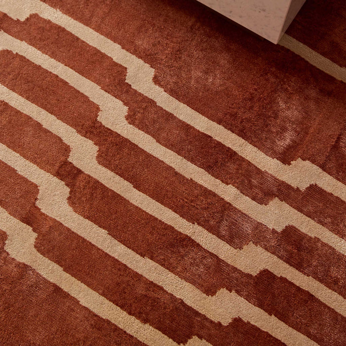 Gradient Two Way Overlay | Rouge - Tappeti Fine Handcrafted Rugs + Carpets